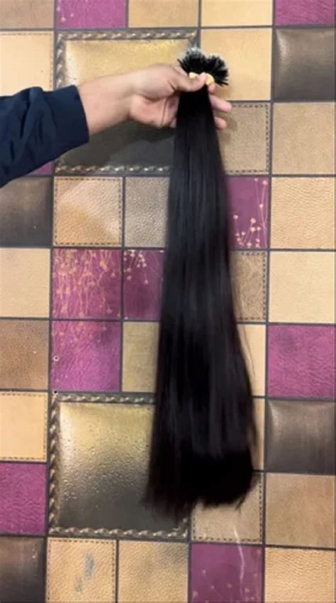 Black Straight Nano Tip Hair Extension At Rs 300 Piece In Kanpur Id 2854782150930