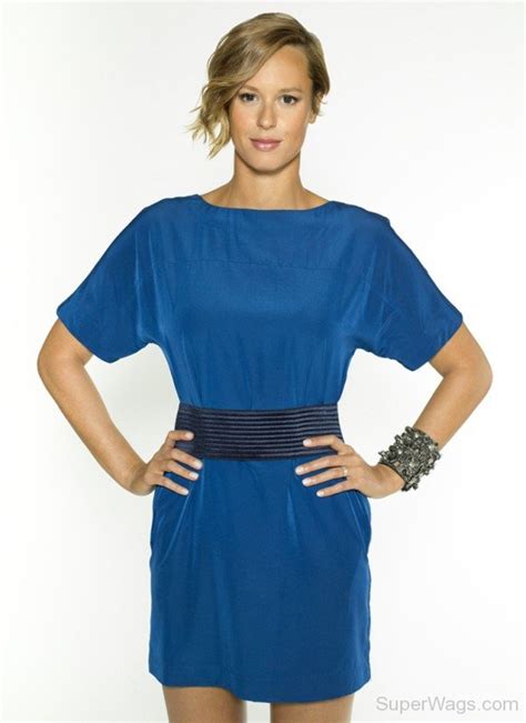 Federica Pellegrini Wearing Blue Dress Super Wags Hottest Wives And Girlfriends Of High