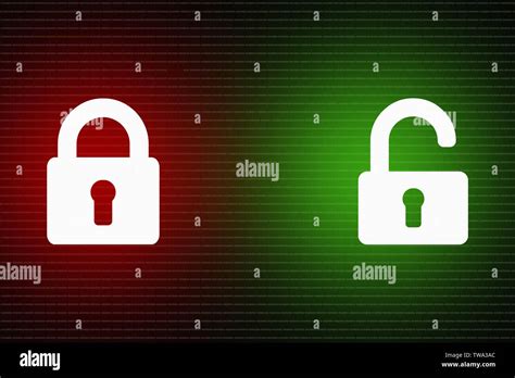 Lock Unlocking Hacking Concept Stock Photo Cyber Security Background Stock Photo Alamy