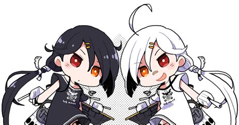 Azur Lane Cassin Downes Azur Lane 白黒 Pixiv