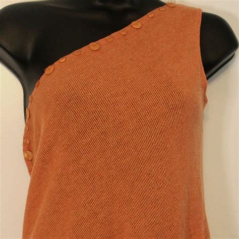 Tops Timeless Asymmetric Orange Crop Top Poshmark