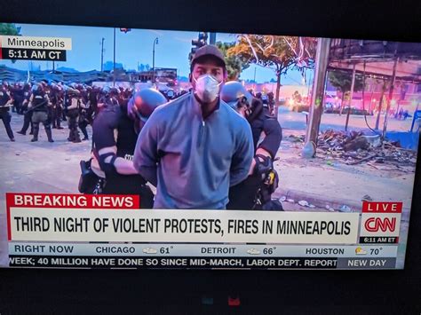 Breaking Cnn Camera Crew Arrested Live On Air In Minneapolis