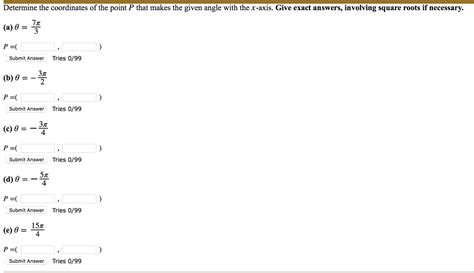 Solved Determine The Coordinates Of The Point P That Makes Chegg