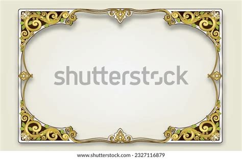 Border Floral Retro Pattern Antique Style Stock Vector Royalty Free 2327116879 Shutterstock