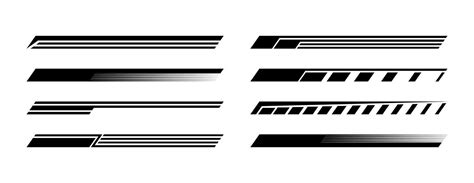 Racing Stripes For Car Tuning Pack Stickers For Covering Car Bodies