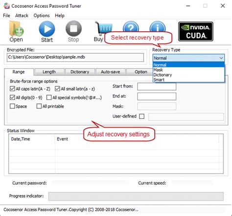 Recover Access Database Password With Access Password Tuner