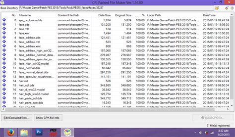 Pes Garage Cara Extract Cpk And Rebulid Cpk Dengan Cri Packed File Maker