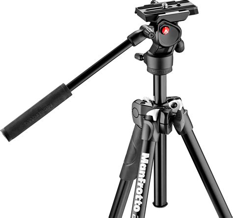 Manfrotto 290 Tripod With Fluid Video Head Black Sansujyuku