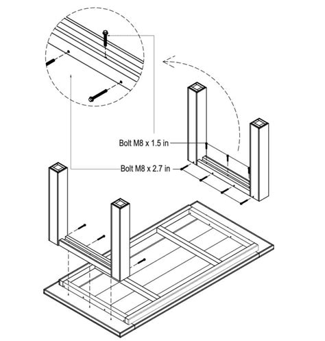 Villa 70 Dining Table Installation Guide Urban Woodcraft