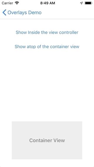 GitHub Npu Pak Ios Lib Overlays Show Any View Atop Of A View Controller Content