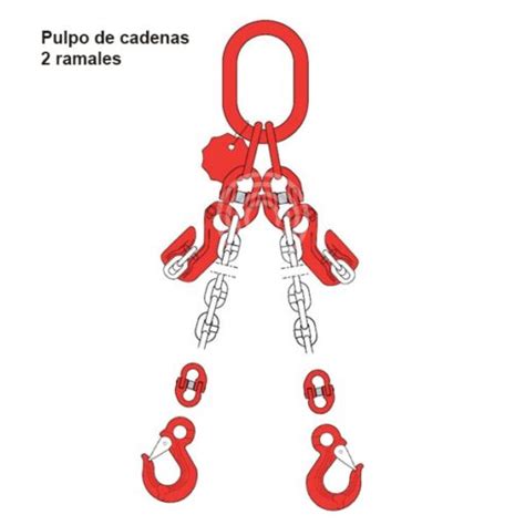 Pulpos Cadena Acero Grado 8 I Arenys Industrial I Dolezych