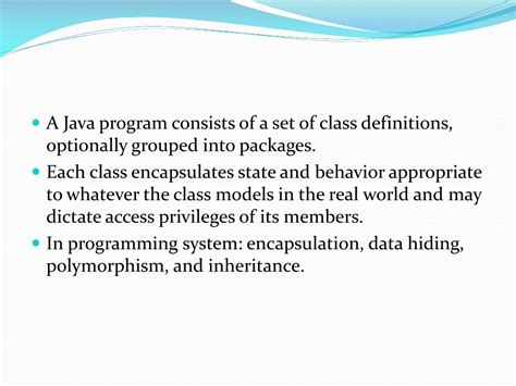 Ppt Java Classes Powerpoint Presentation Free Download Id9292208