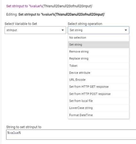How Do I Pass A String With Spaces To An Internet Cloud Endpoint