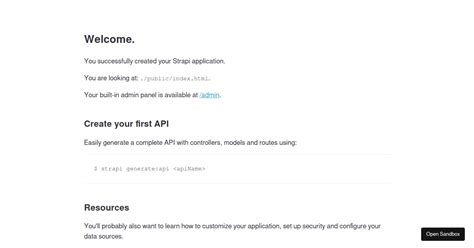 Strapi Hook Knex Examples Codesandbox