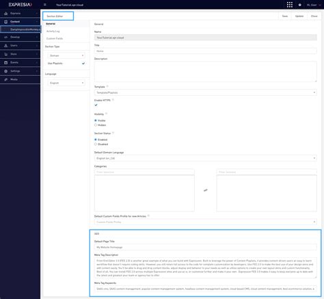 Front End Editor 20 Documentation