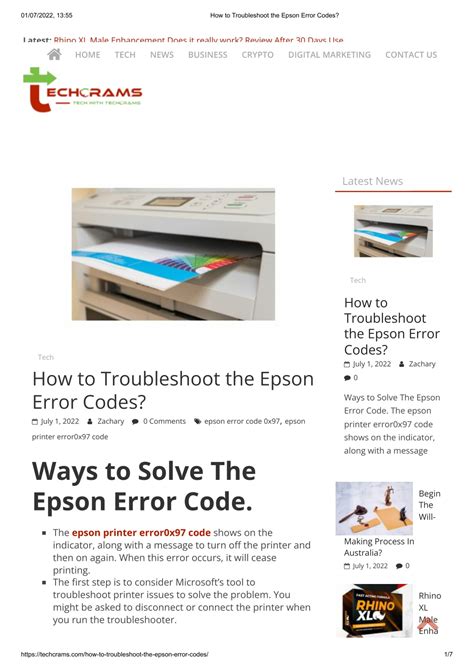 Ppt How To Troubleshoot The Epson Error Codes Powerpoint Ppt How To Troubleshoot The Epson Error Codes Powerpoint
