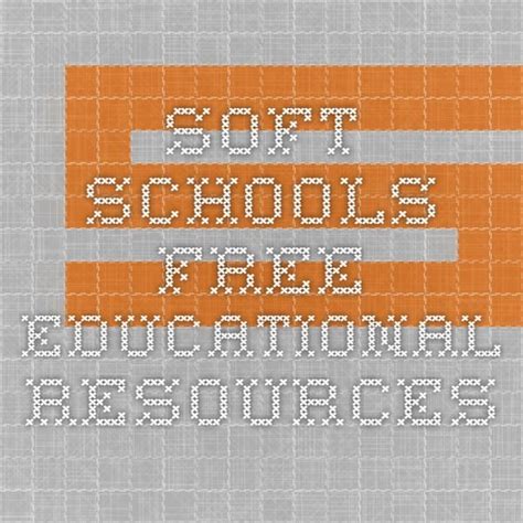Soft Schools Free Educational Resourcesthis Free Site Has Wealth