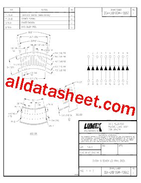 SSA LXB GW Datasheet PDF LUMEX INC