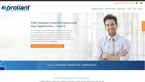 Proliant Settlement Systems Web Design In Michigan Digital