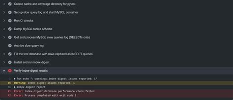 using continuous integration pipeline to guard against database
