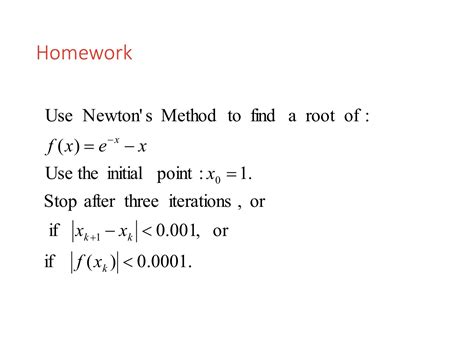 solved homeworkuse newton s method to find a root of