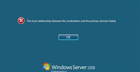 Fix Trust Relationship Between Workstation And Primary Domain Has Failed 9to5it