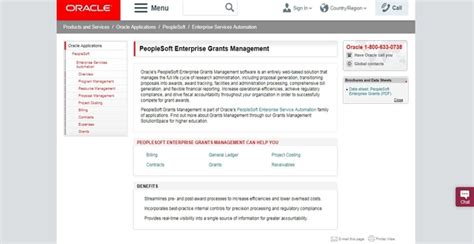 Peoplesoft Grants Management Reviews Pricing And Software Features 2024