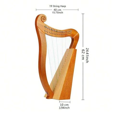 One 1519 String Small Harp Laya Harp Koto Beginner Mini Lyre Niche And Easy To Learn Musical
