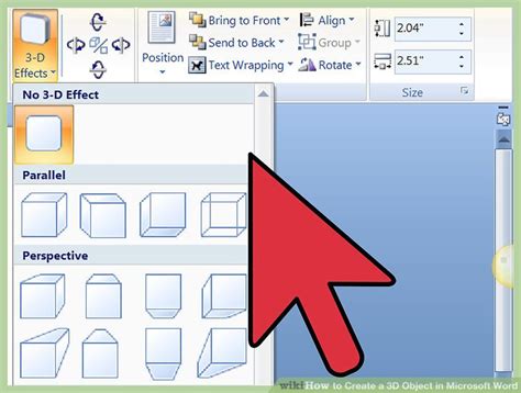 3 Ways To Create A 3d Object In Microsoft Word Wikihow