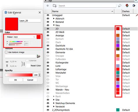Sketchup Tag Color UI Issues SketchUp SketchUp Community
