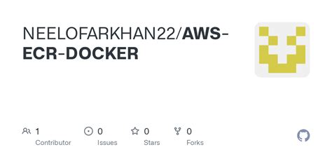 Github Neelofarkhan22aws Ecr Docker