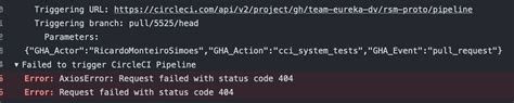 Bug Triggering Pipeline Returns 404 But Green On Cci · Issue 62 · Circleci Publictrigger