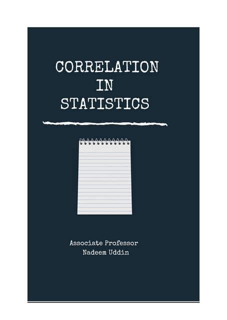 Correlation Pptx Physics Science