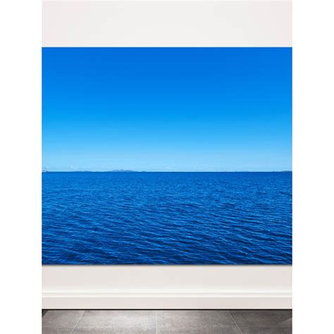 ภาพโปสเตอร์ท้องฟ้าสีฟ้าทะเลเมฆขาวภาพวาดดึงดูดความมั่งคั่งภาพน้ำทะเลน้ำทะเลสาบภาพวาดฟองชุยตกแต่ง