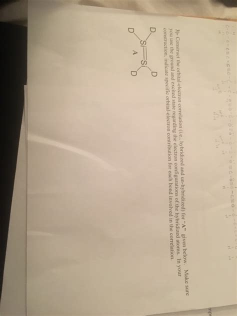 Solved Construct The Orbital Electron Correlation I E