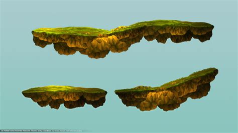 2D Forest Hand Painted Modular Pack For Unity Engine Behance