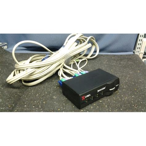 Avocent Cybex Switchview 4 Port Kvm Switch W 4 Cable Sets Allsoldca Buy And Sell Used