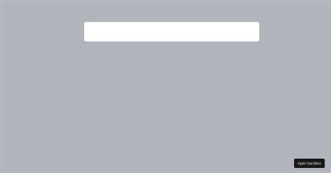 Custom Input Codesandbox