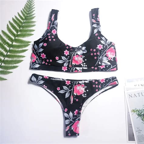 Buy Sexy Bikini 2019 Summer Brazilian Bikini Flower