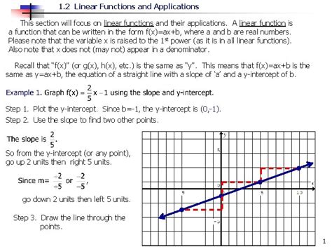 1 2 linear functions and applications this section