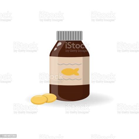 병에 생선 기름 캡슐 흰색 배경에서 격리된 벡터 그림입니다 2 3 살에 대한 스톡 벡터 아트 및 기타 이미지 2 3 살 3 명 개념 Istock