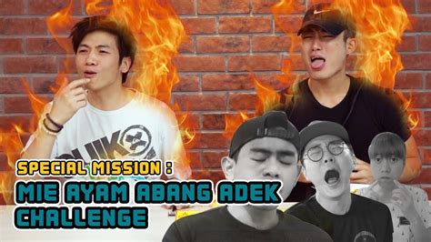 Mie Abang Adek Challenge Hot Banget Parah Youtube