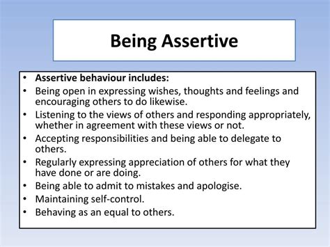PPT ASSERTIVE BEHAVIOUR WITHIN THE Babe ENVIRONMENT PowerPoint Presentation ID