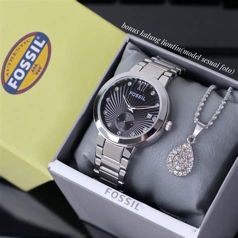 Jam Tangan Fossil Wanita Fesyen Wanita Jam Tangan Di Carousell