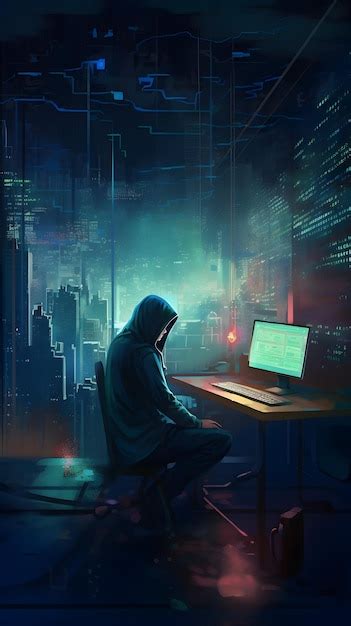 Premium Photo Anonymous Hacker Concept Of Dark Web Cybercrime Cyberattack Etc Ai Generated Image