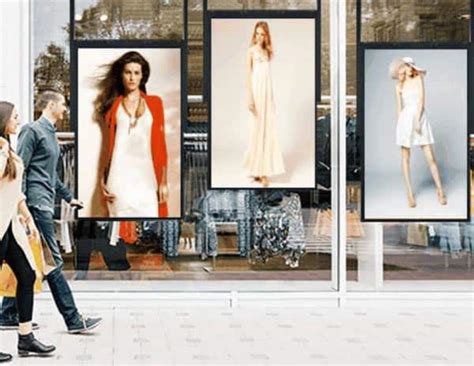 High Brightness Double Sided Window Display