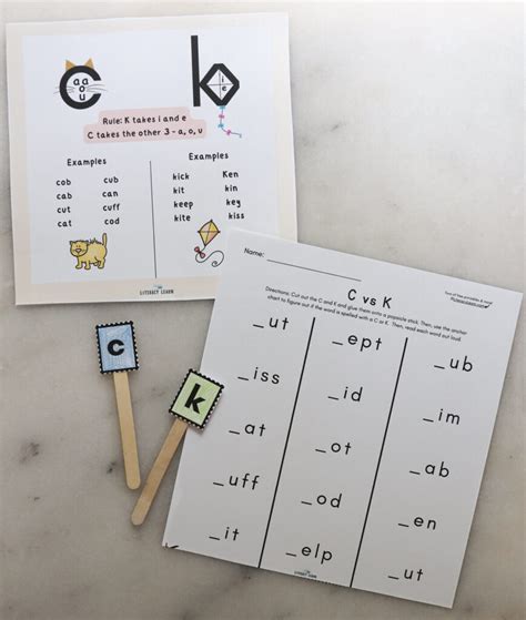 When To Use C Vs K Teaching Info Free Printables Literacy Learn