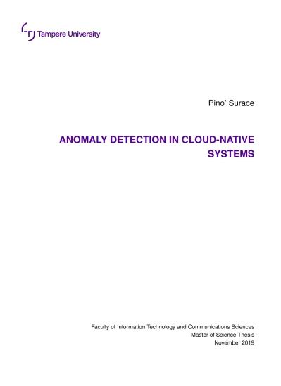 5 classification based anomaly detection anomaly detection in cloud