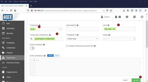 How To Run And Schedule Ansible Playbook Using Awx Gui