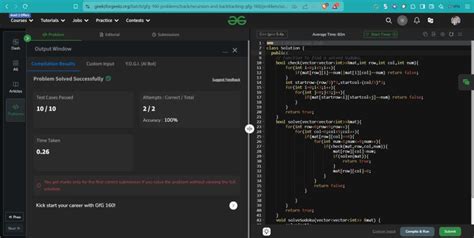 Gfg160 Geekstreak2024 Sudokusolver Backtracking Problemsolving